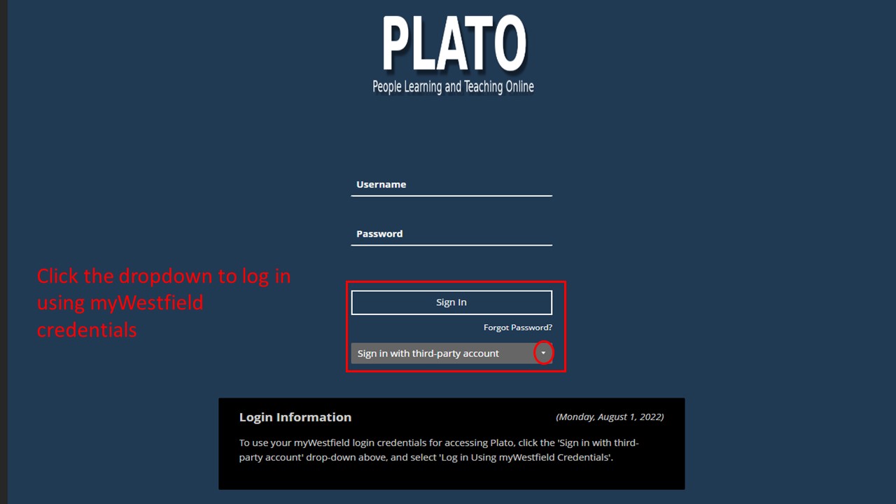 Steps to Log into PLATO | PLATO: ONLINE LEARNING